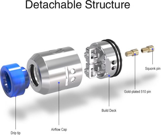 Iconic RDA by Vandy Vape | Mike Vapes | Clamp Post | The Best Vape