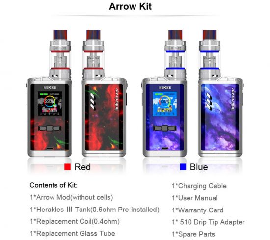 Sense Arrow Kit | 230W Kit | LinkedVape App | Bluetooth | The Best Vape
