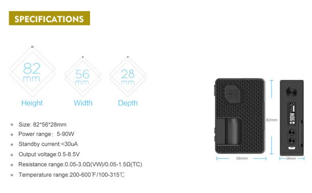 Vandy Vape Pulse X Kit | 90W Squonk Kit | G10 & Frosted | The Best Vape