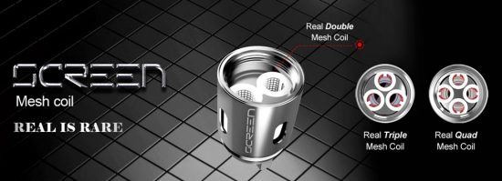 Sense Screen Tank Replacement Coils | Real Mesh | S | TBV