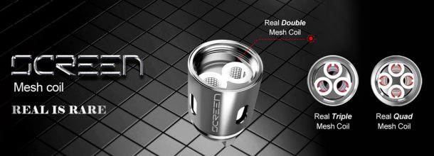 Sense Screen Tank Replacement Coils | Real Mesh | S | TBV