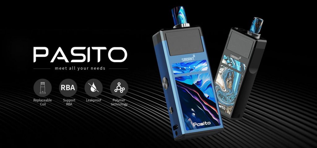 Smoant Pasito Pod System Starter Kit | 1100mAh 3mL | The Best Vape