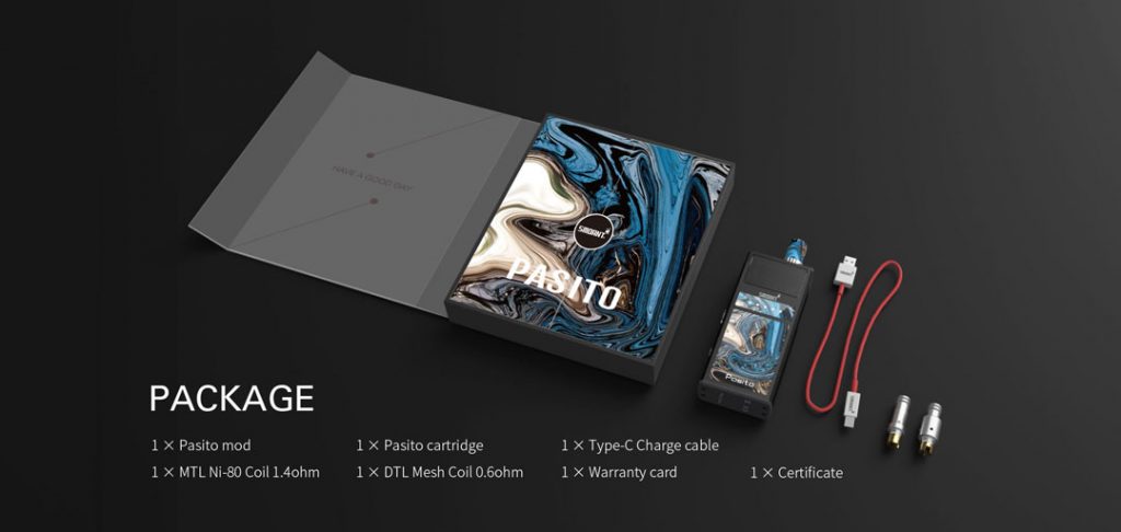 Smoant Pasito Pod System Starter Kit | 1100mAh 3mL | The Best Vape