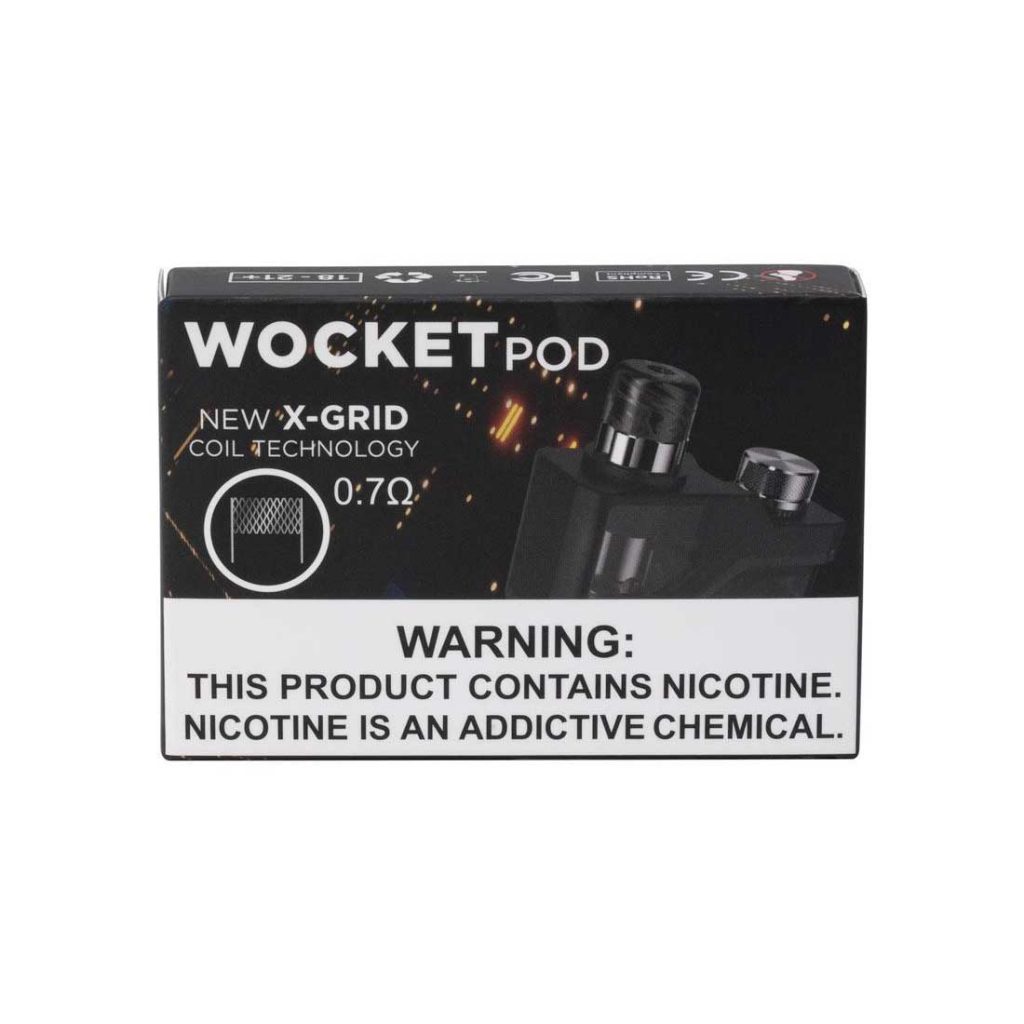 SnowWolf Wocket Replacement Pods | 1 Pod & 2 Coils | The Best Vape